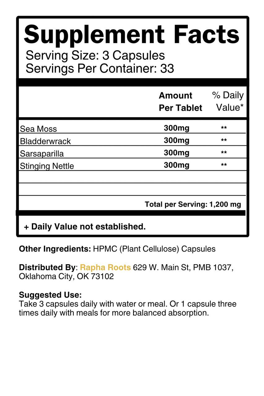 Natural Multivitamin Supplement | Daily Energy Booster – Rapha Roots